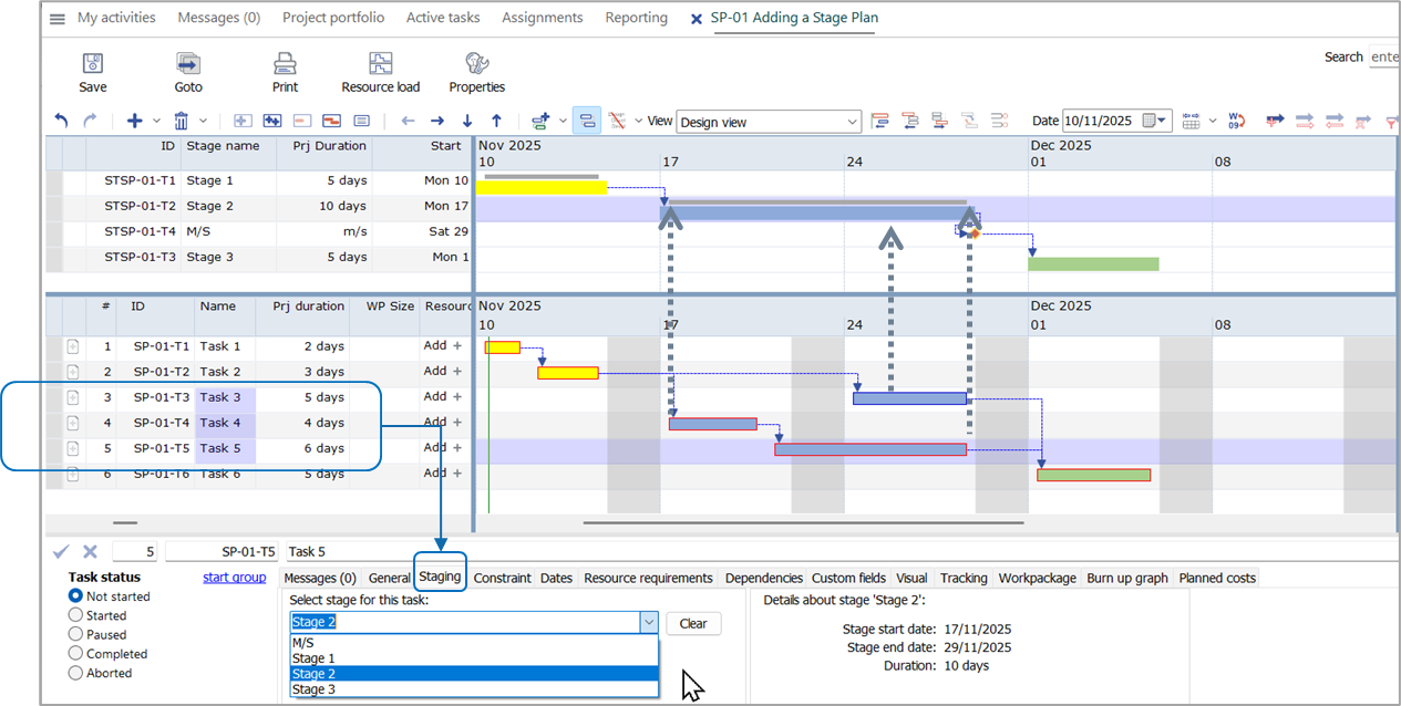 Getting Started with Stage Planning – Support Center