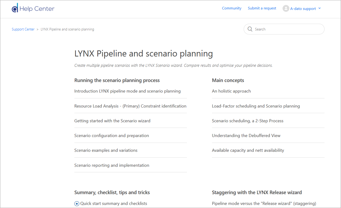 Want to see all Help-Center articles? – Support Center