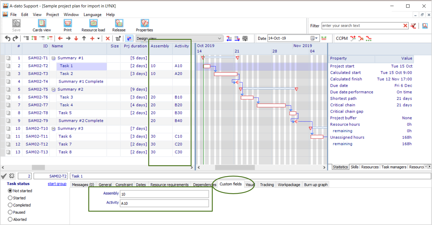 Import Custom Fields from MS Project – Support Center